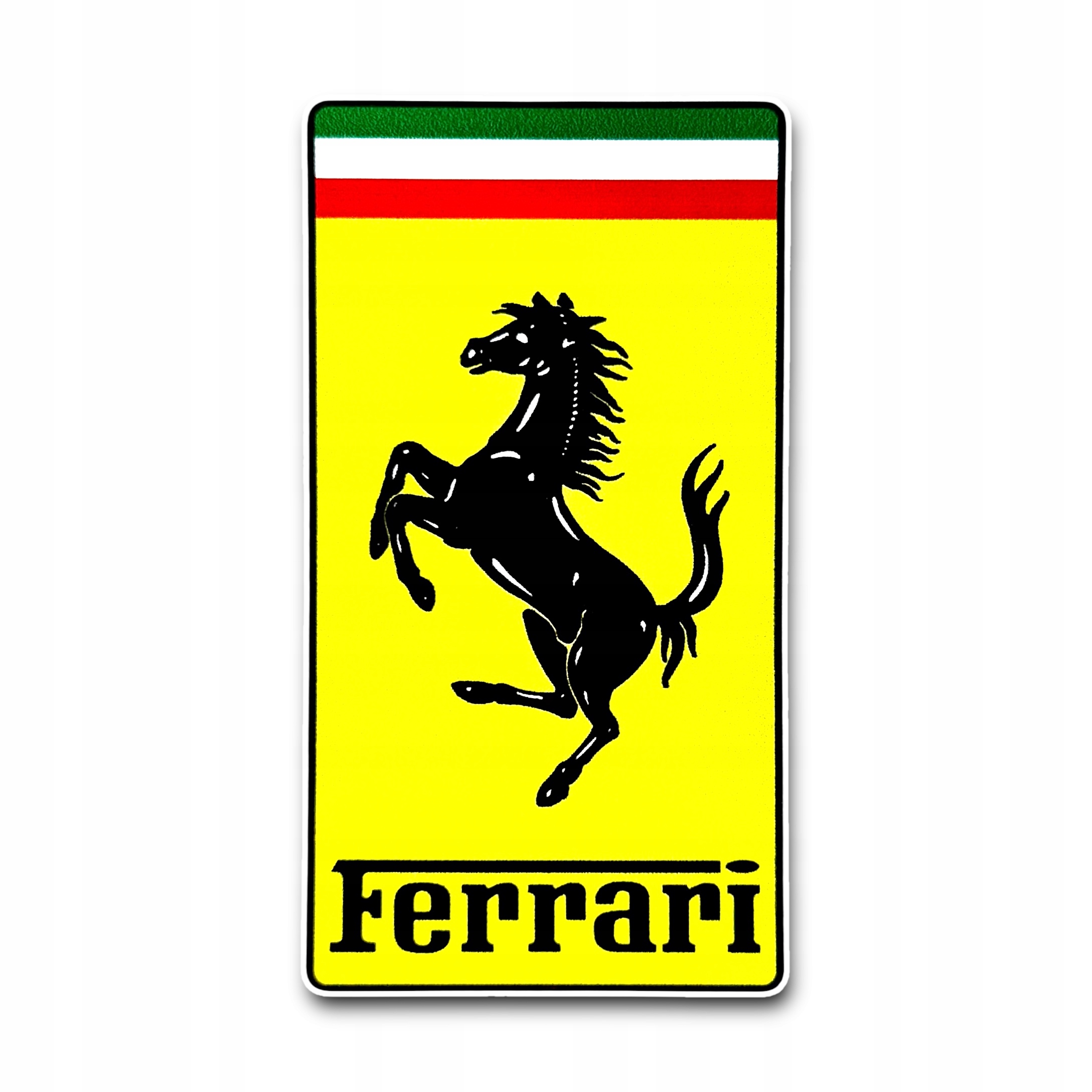 NAKLEJKA - FERRARI LOGO AUTA SYMBOL MARKI SCUDERIA FERRARI SUPERCAR F1 ...
