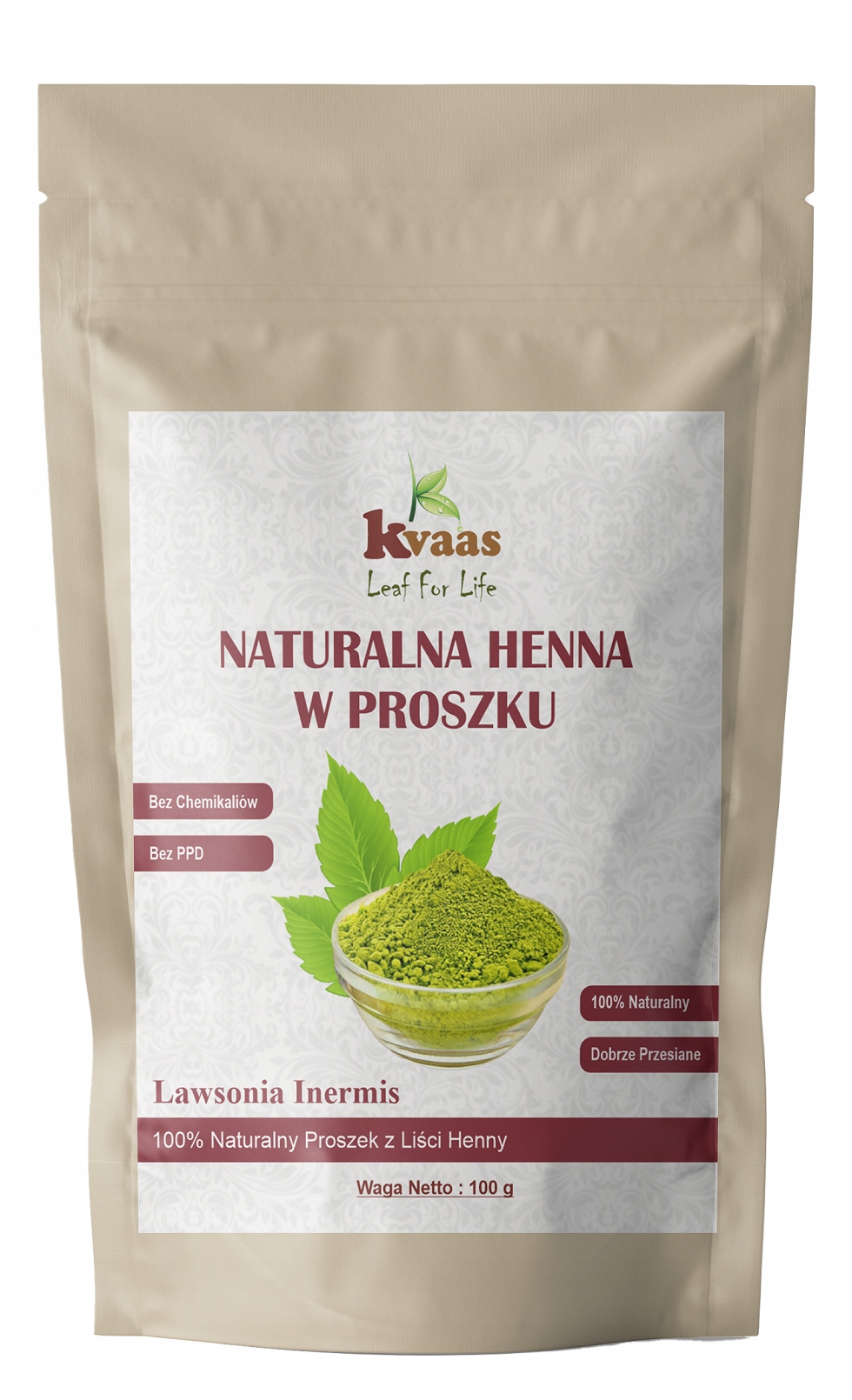 KVAAS HENNA CZERWONA RUDA RED RAJASTHANI RAJ BAQ MEHENDI WŁOSÓW CIAŁA ...