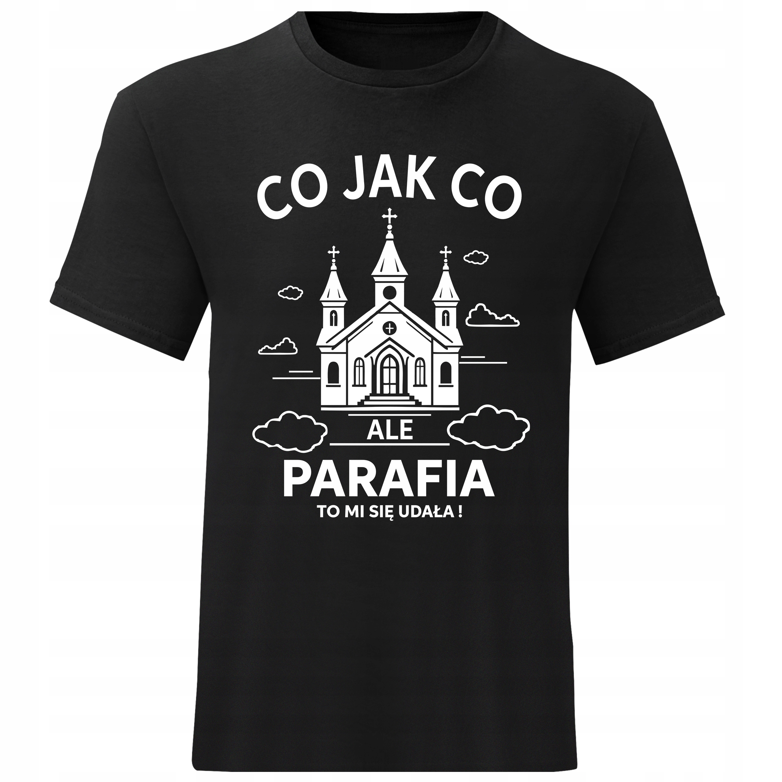 KOSZULKA CO JAK CO ALE PARAFIA TO MI SIĘ UDAŁA PREZENT DLA KSIĘDZA ROZ ...