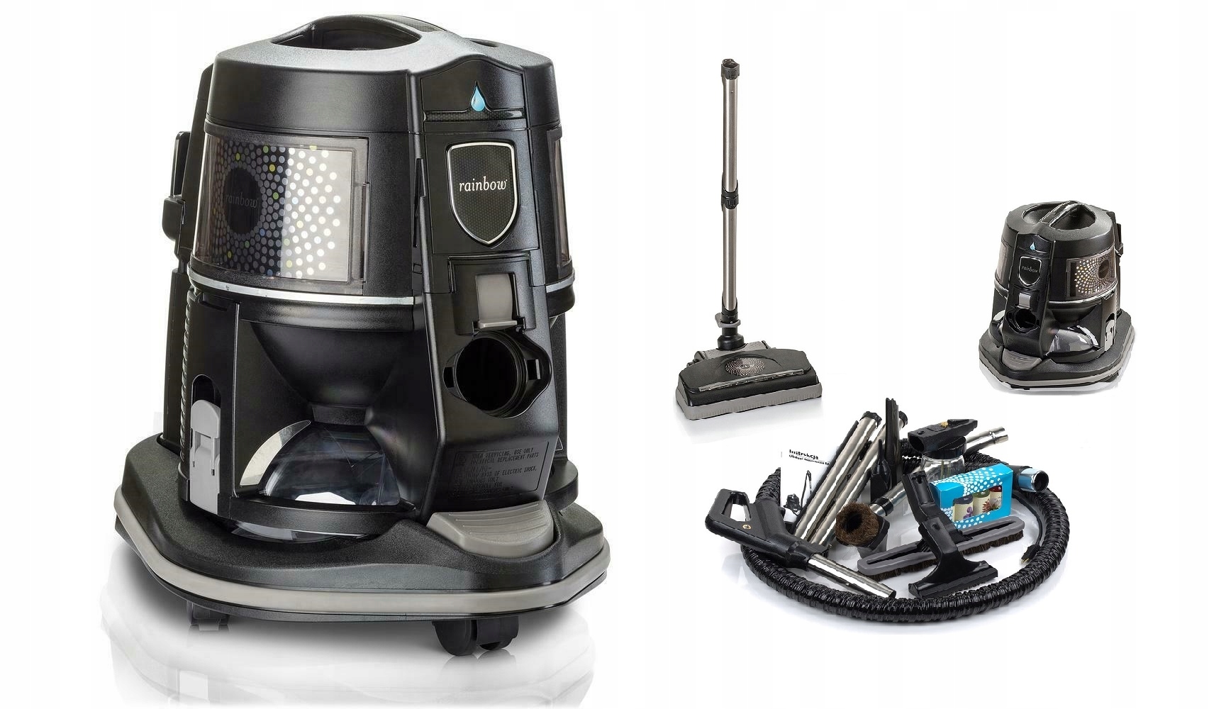 Vysavač Rexair Rainbow E2 Black 1025 W černý - Allegro