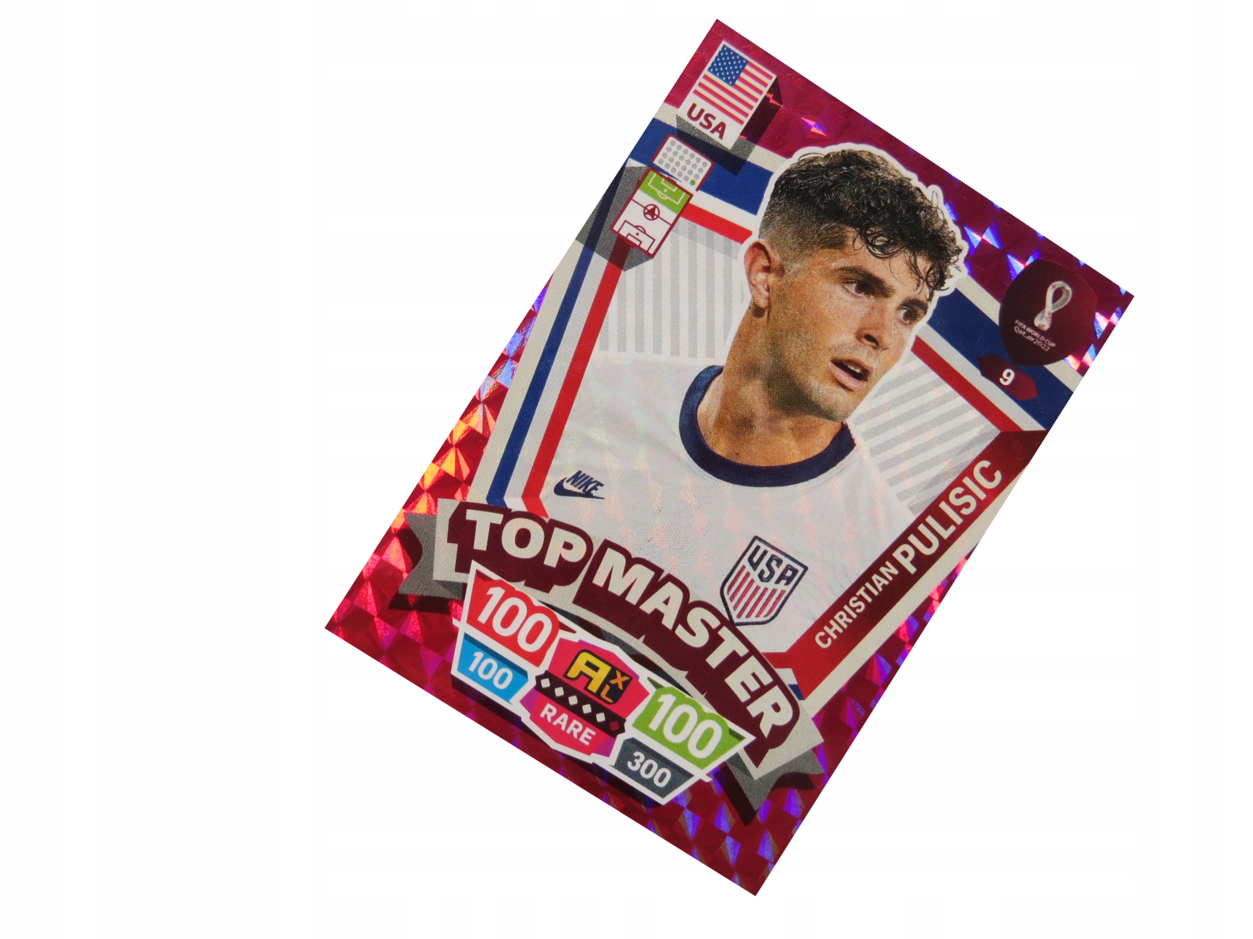 PANINI WORLD CUP QATAR 2022 KARTY PIŁKARSKIE RARE TOP MASTER PULISIC ...