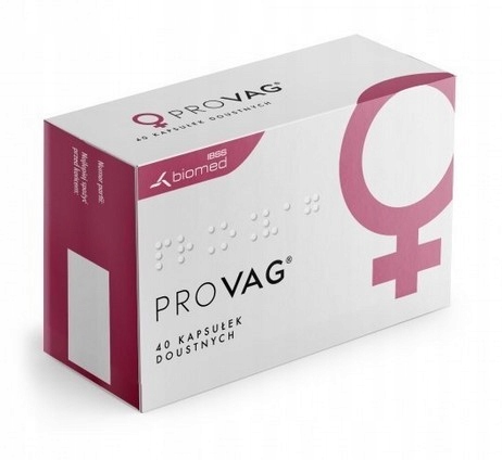 PROVAG probiotyk Infekcje Intymne 40 kapsułek (5905179570987) • Cena ...