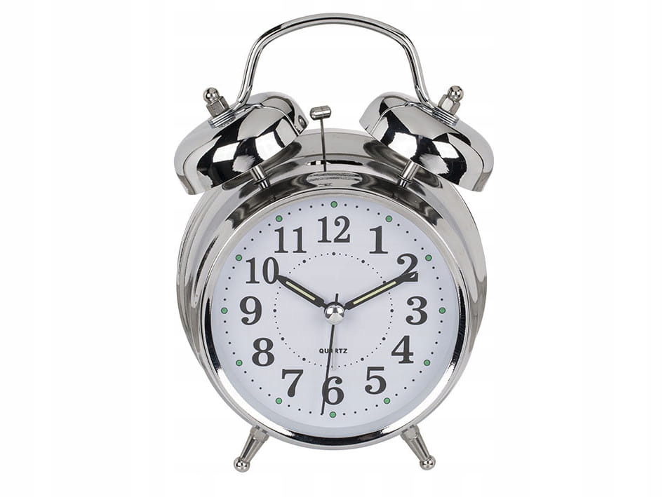 Budzik Retro ze Świecącymi Wskazówkami Klasyczny (4029811286980) • Cena, Opinie • Zegary ...