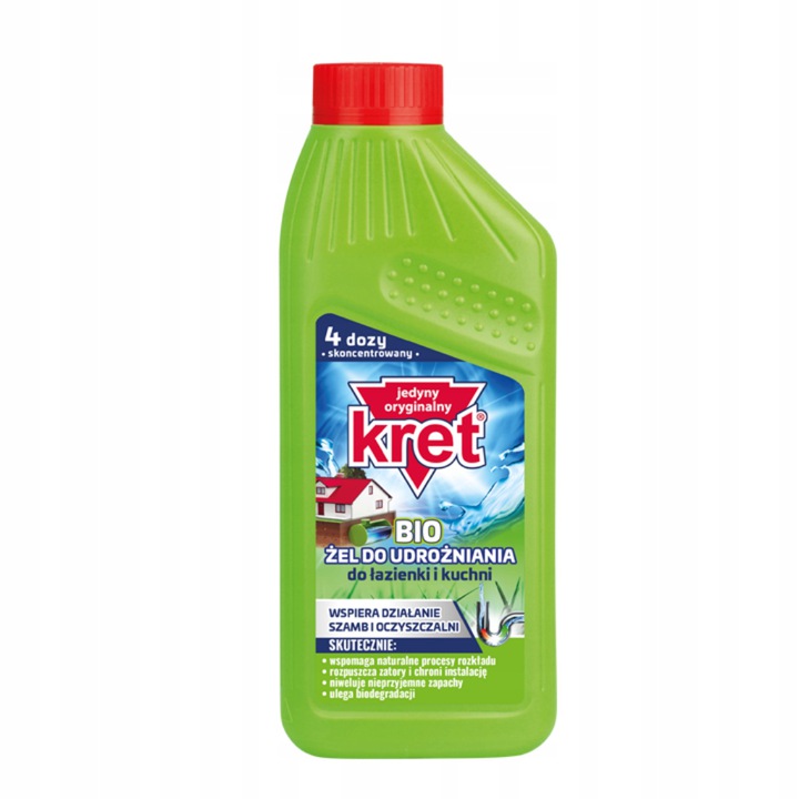 Udrażniacz do rur KRET BiO Eko do łazienki kuchni (5900931025712 ...