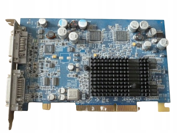 Karta Graficzna ATI Radeon 9600XT 128MB Apple PowerMac G5 ADC AGP ...