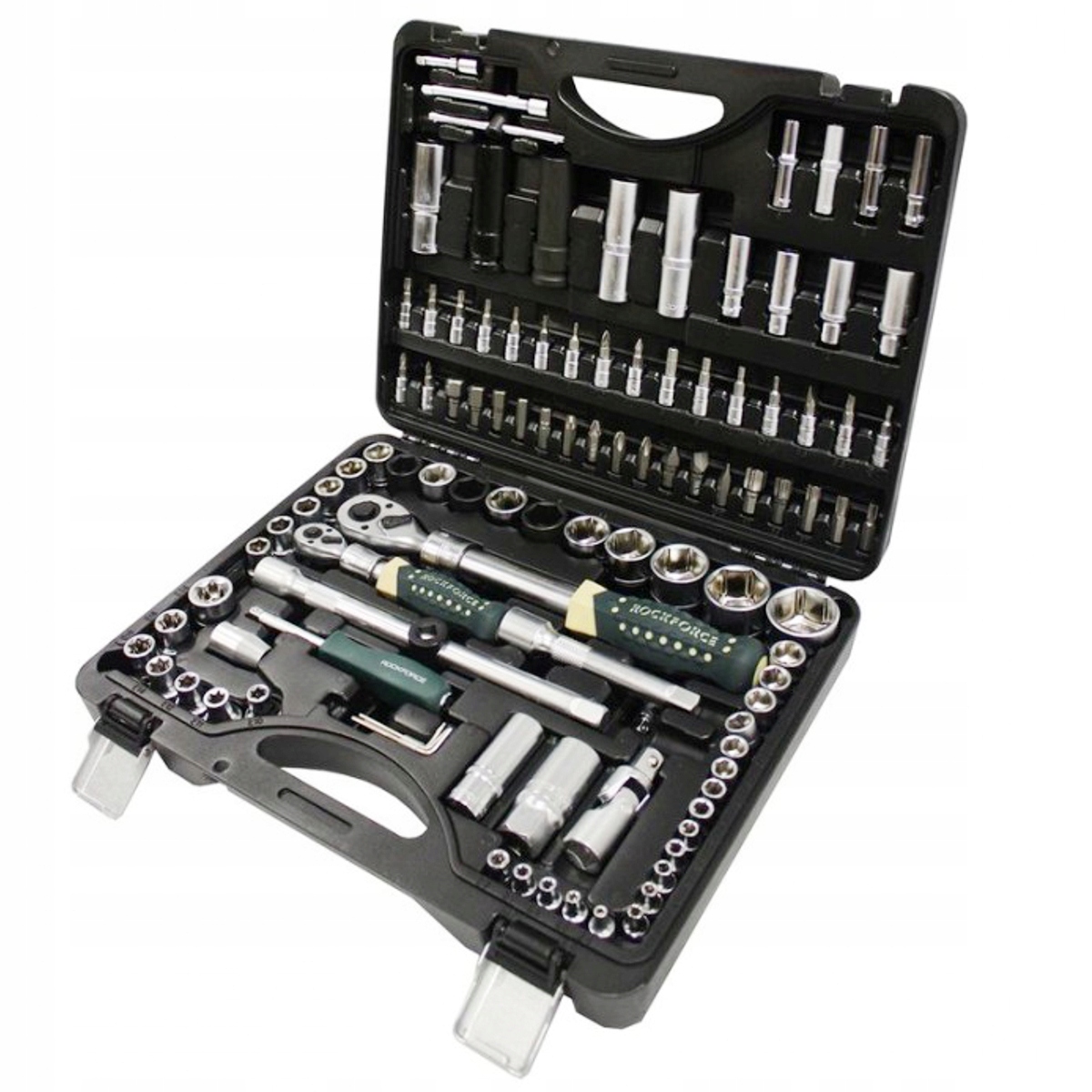 ROCKFORCE ZESTAW KLUCZY 108el. • Cena, Opinie - Allegro