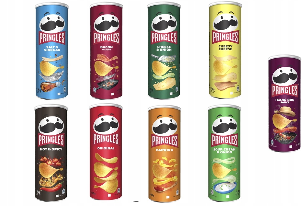 PRINGLES 165g Chipsy Salt & Vinegar (5053990127733) • Cena, Opinie ...