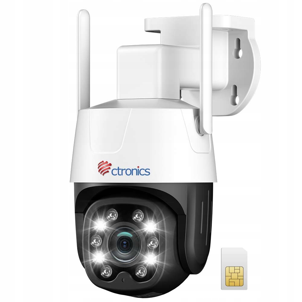 KAMERA ZEWNĘTRZNA IP OBROTOWA NA KARTĘ SIM 3G/4G/5G LTE GSM 2MPx PTZ 4× ...