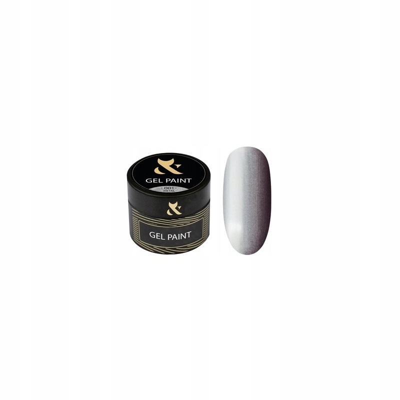 F.O.X Gel Paint Metal 001 Silver 5ml Zdobienia do paznokci ...