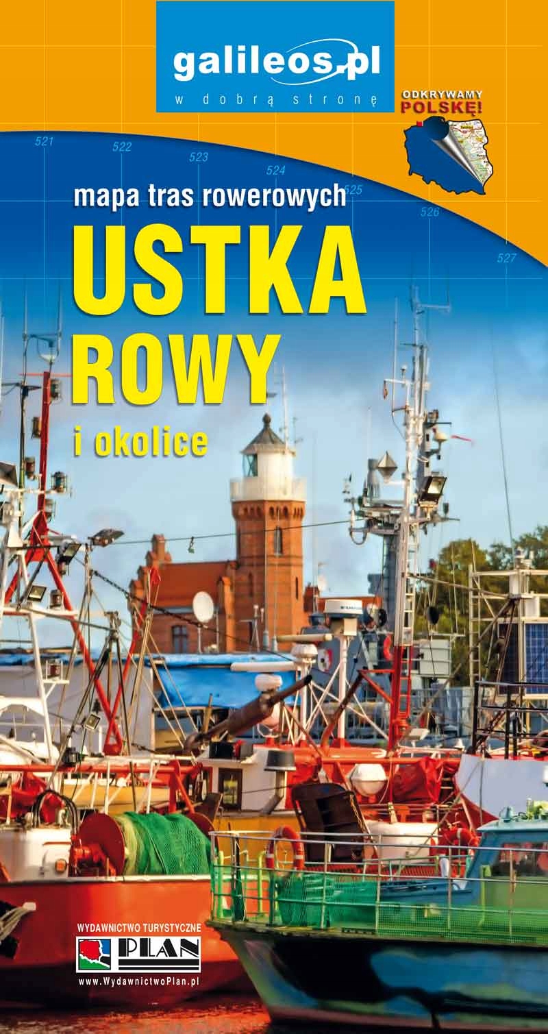 USTKA ROWY I OKOLICE plan miasta i mapa turystyczna STUDIO PLAN 2023 ...