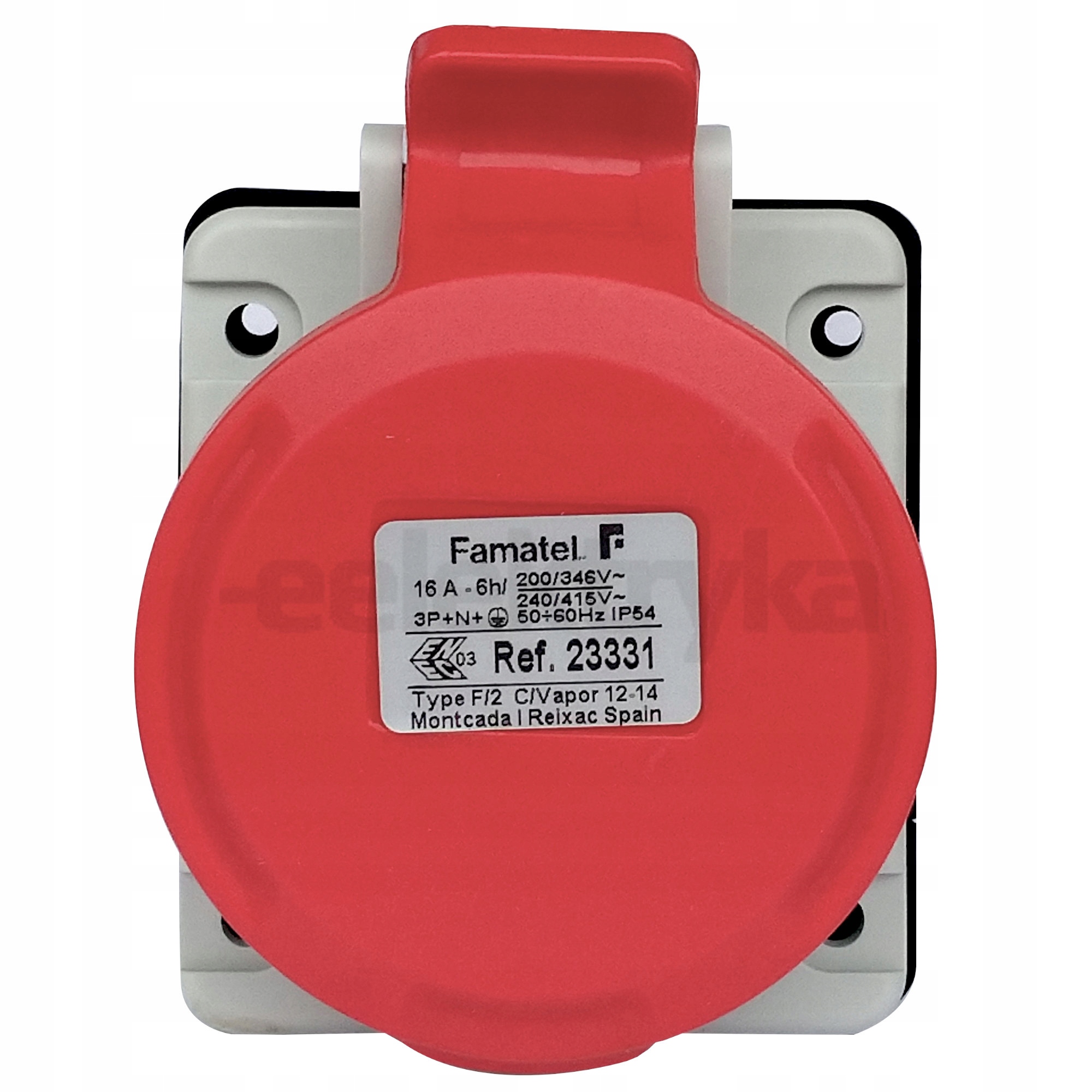 Gniazdo Elektryczne hermetyczne FAMATEL szary (8429760216421) • Cena ...