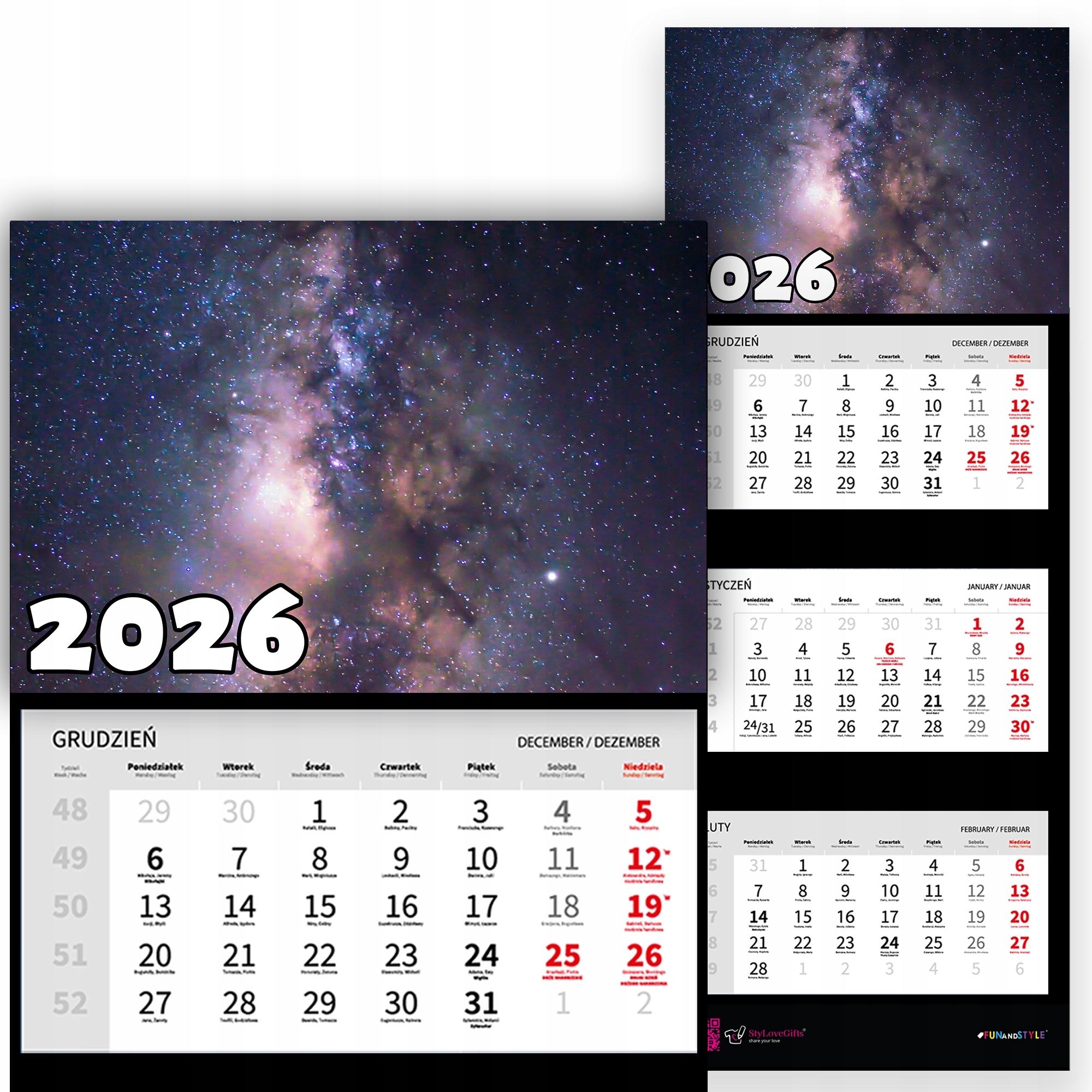 Astro Kalendarium 2026 Gibaszewski - Kalendarze ścienne na 2026 i 2027 ...