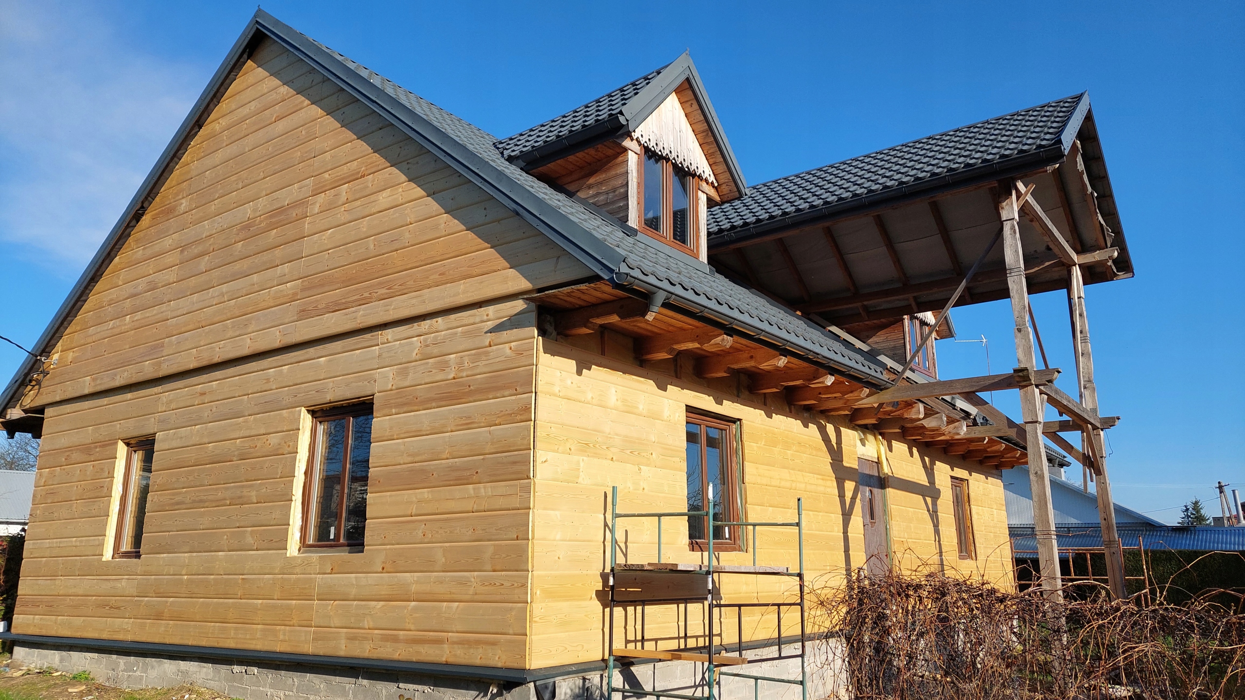 25,5 cm SZEROKA DESKA DREWNIANA ELEWACYJNA półbal 13581736245 - Allegro.pl