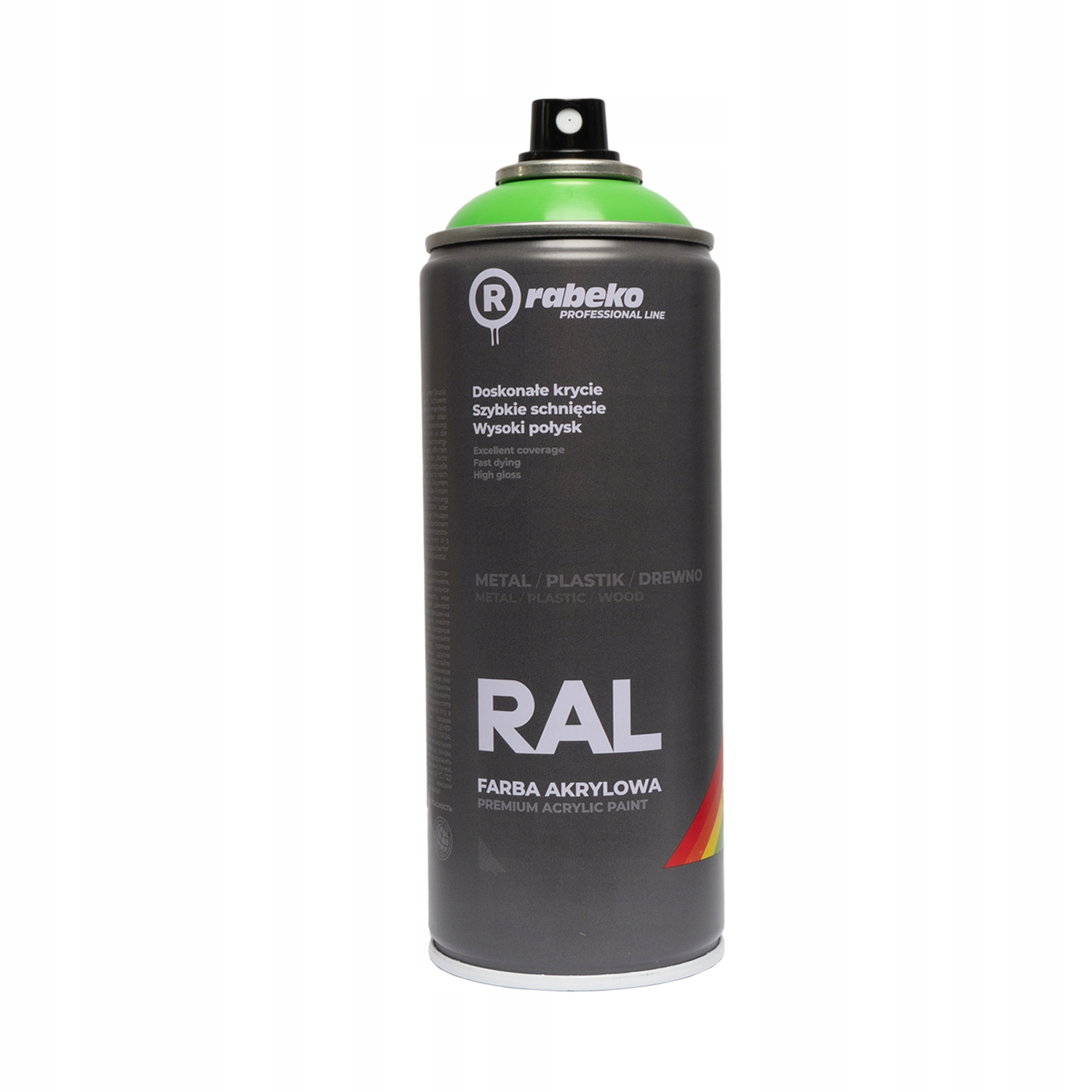SPRAY farba Rabeko RAL 400ml ZIELONY połysk RAL 6018 (5903089792444 ...