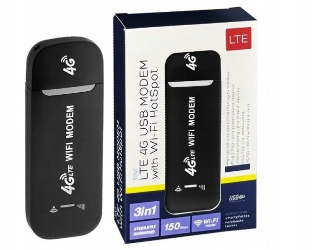 RÝCHLY MODEM NA SIM USB KARTU 4G LTE INTERNET MOBILNÝ WIFI ROUTER 150 ...