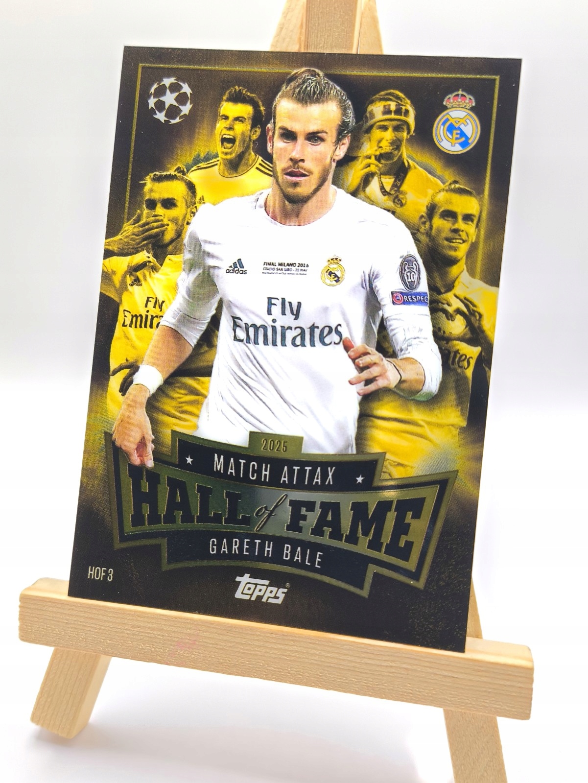TOPPS MATCH ATTAX 2025/26 2026 HALL OF FAME HOF 3 GARETH BALE REAL ...