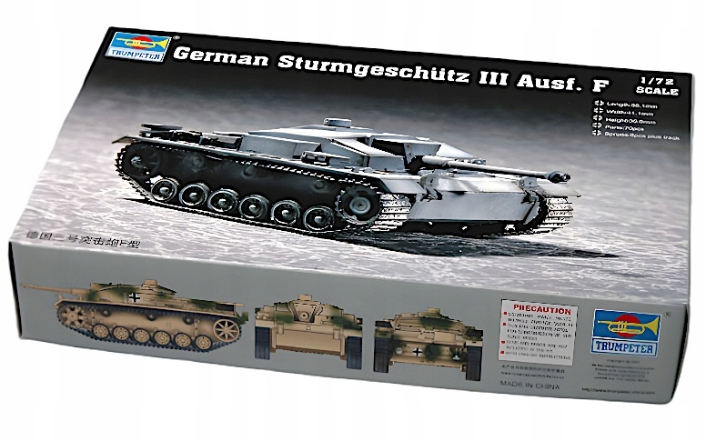 TRUMPETER 07259 1:72 German Sturmgeschütz III Ausf (9580208072593 ...