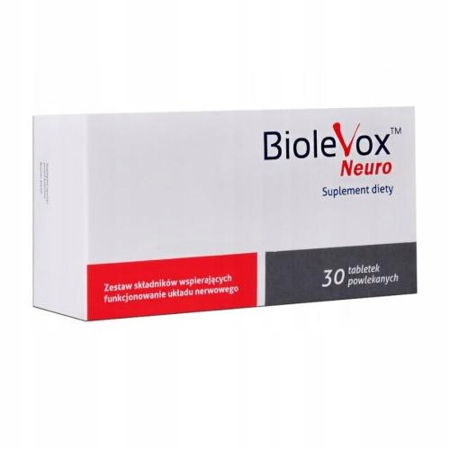 Suplement diety Biovico Biolevox Neuro witamina B6 tabletki 30 szt ...