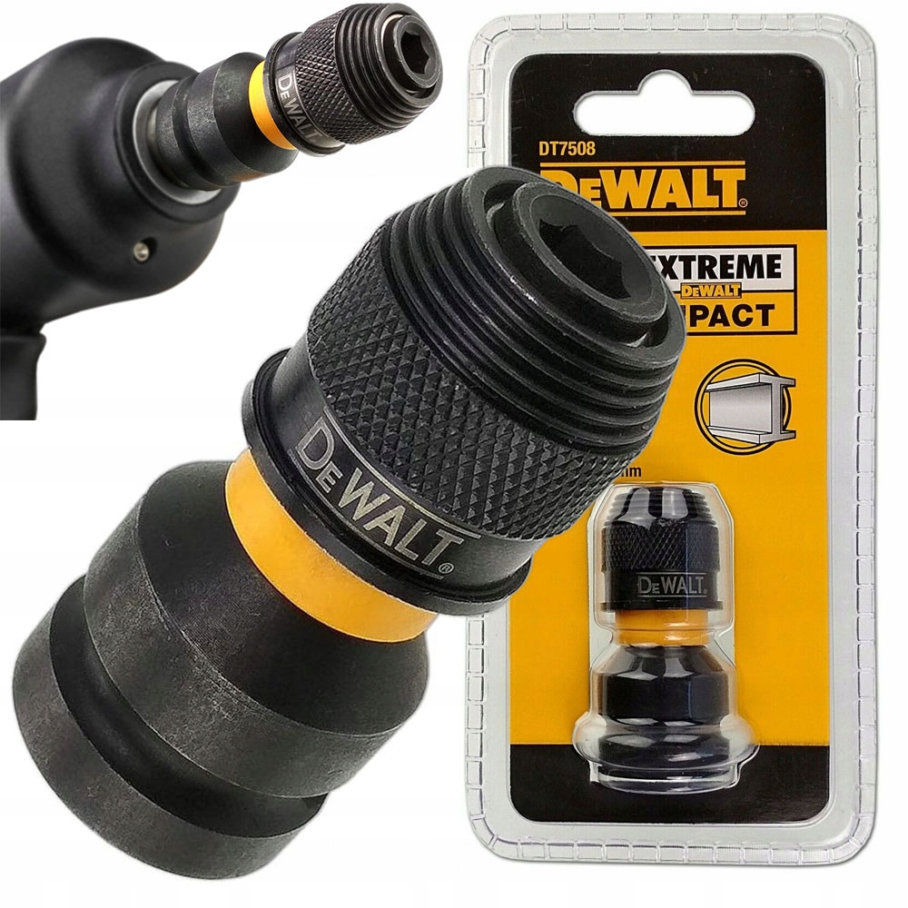 DeWALT DT7508 ADAPTER PRZEJŚCIÓWKA 1/2 na 1/4 cala (5035048082034 ...