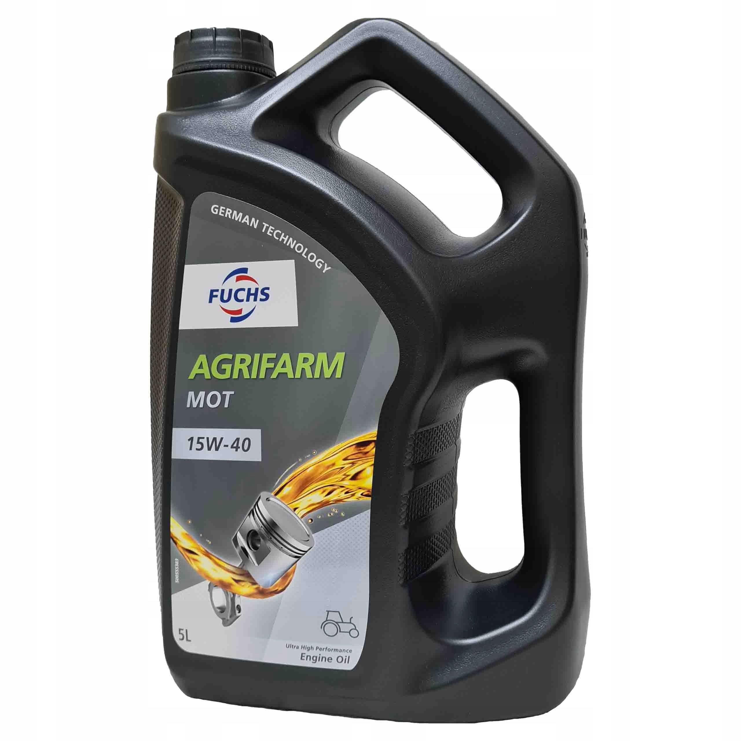 OLEJ silnikowy FUCHS Agrifarm MOT 15W-40 5L - porównaj ceny - Allegro.pl