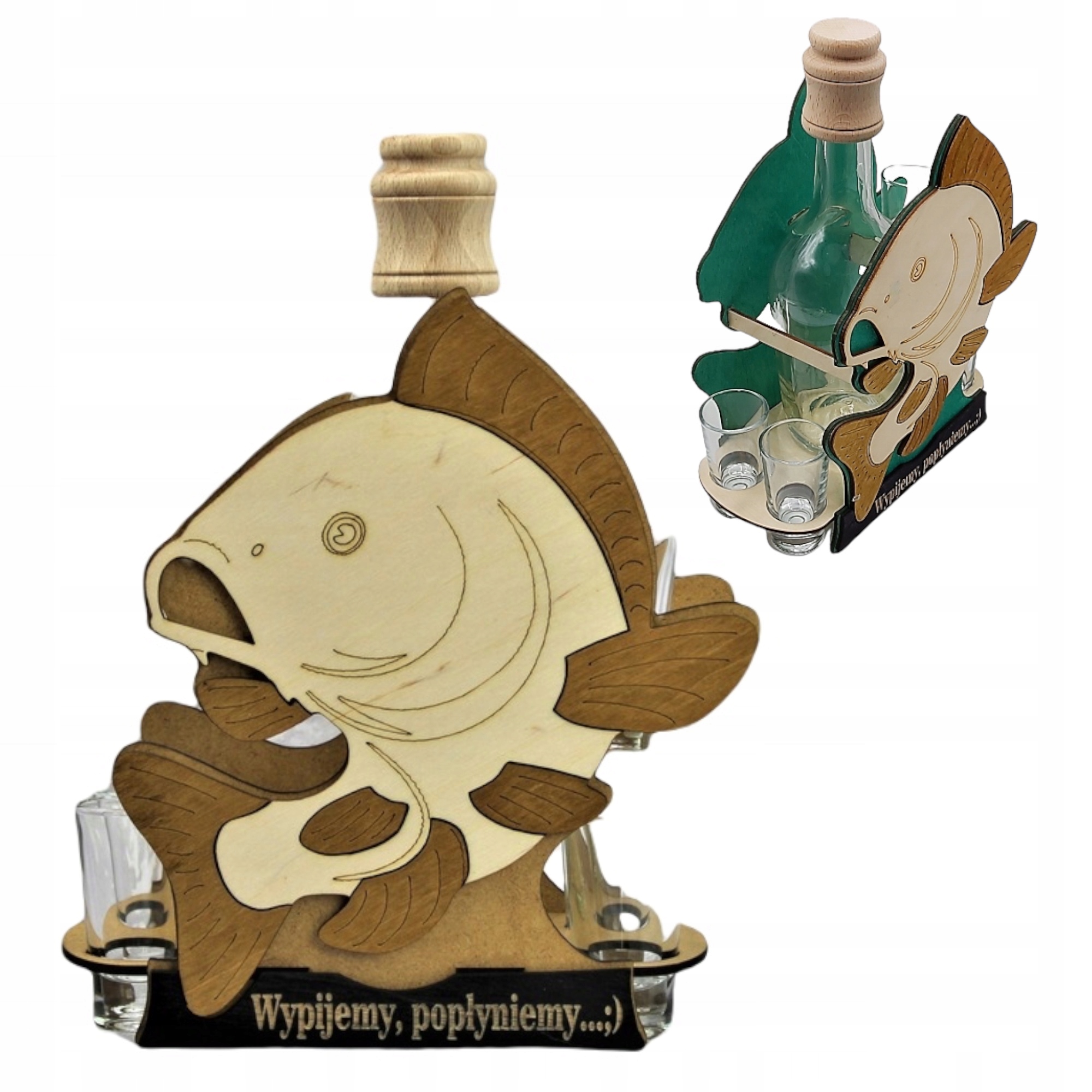 PONTY HAL KANCSÓ POHARAK BÁR ÁLLVÁNY AJÁNDÉK HORGÁSZ za 8285.00HUF-ért ...