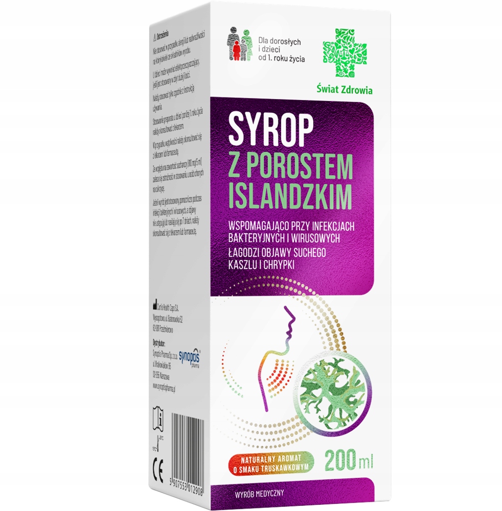 SYROP Z POROSTEM ISLANDZKIM KASZEL SUCHY CHRYPKA - porównaj ceny ...