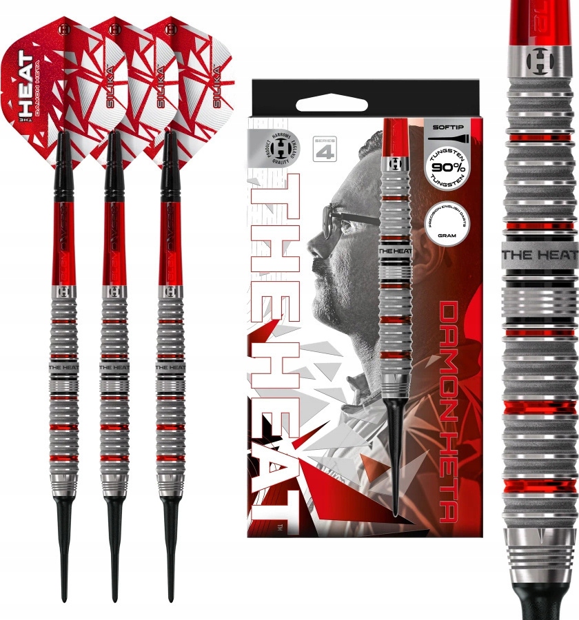 RZUTKI DO DARTA HARROWS CHIZZY SERIES 4 90% DAMON HETA SOFTIP 20 g ...