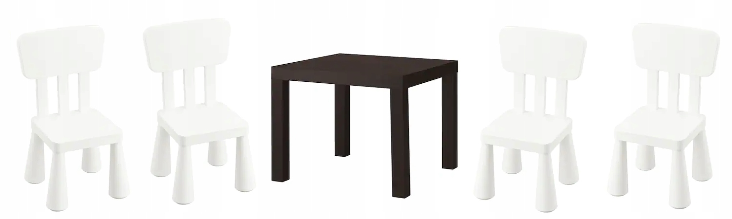 IKEA LACK Stolik + MAMMUT 4 Krzesełka dziecięcy 13036044591 - Allegro.pl IKEA LACK Stolik + MAMMUT 4 Krzesełka dziecięcy 13036044591 - Allegro.pl