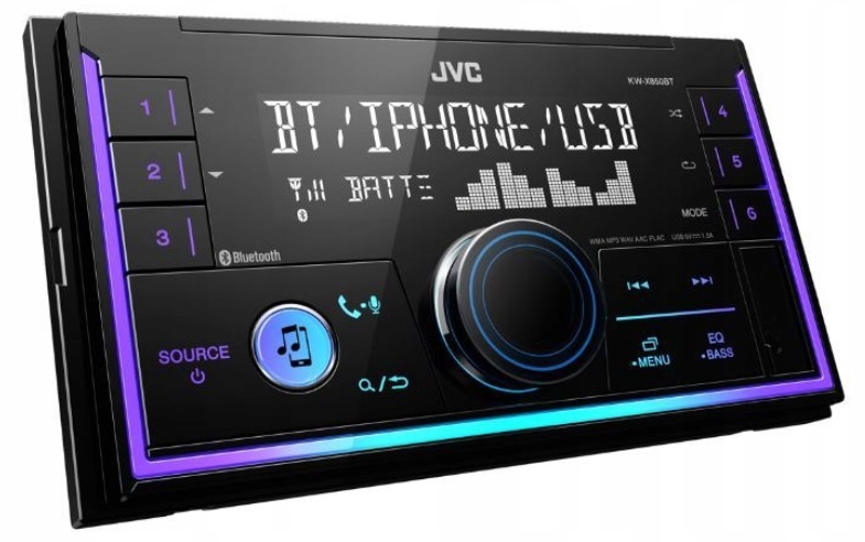 JVC KW-X850BT Radio samochodowe 2DIN AUX USB MP3 Bluetooth MultiColor - Sklep, Opinie, Cena w ...