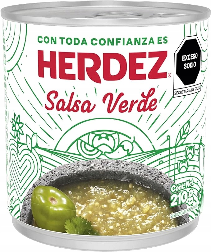 Salsa Herdez Verde 210g (7501003127334) • Cena, Opinie • Kuchnie świata 14723965260 • Allegro