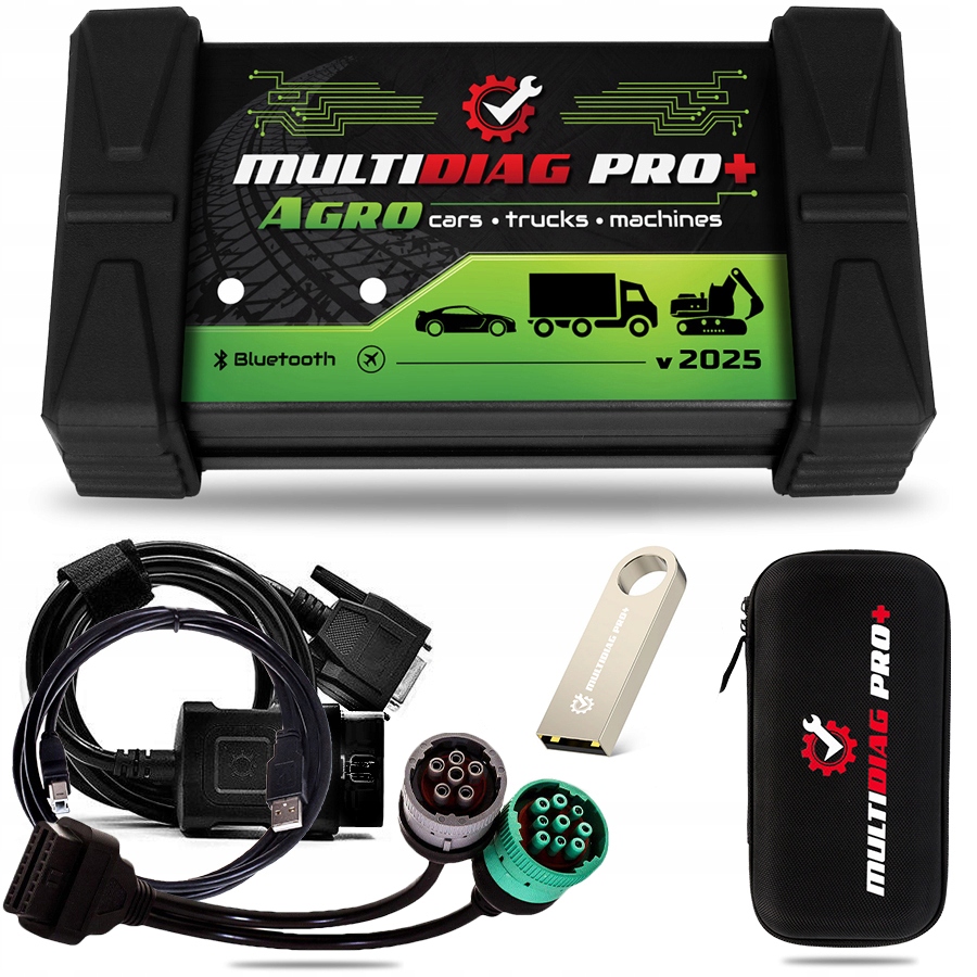 Tester diagnostyczny MultiDiag Pro+ Agro do maszyn budowlanych • Cena ...
