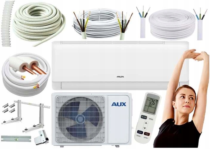 Klimatyzator ścienny split AUX q-smart 2,7 kW zest • Cena, Opinie 13199063577 • Allegro