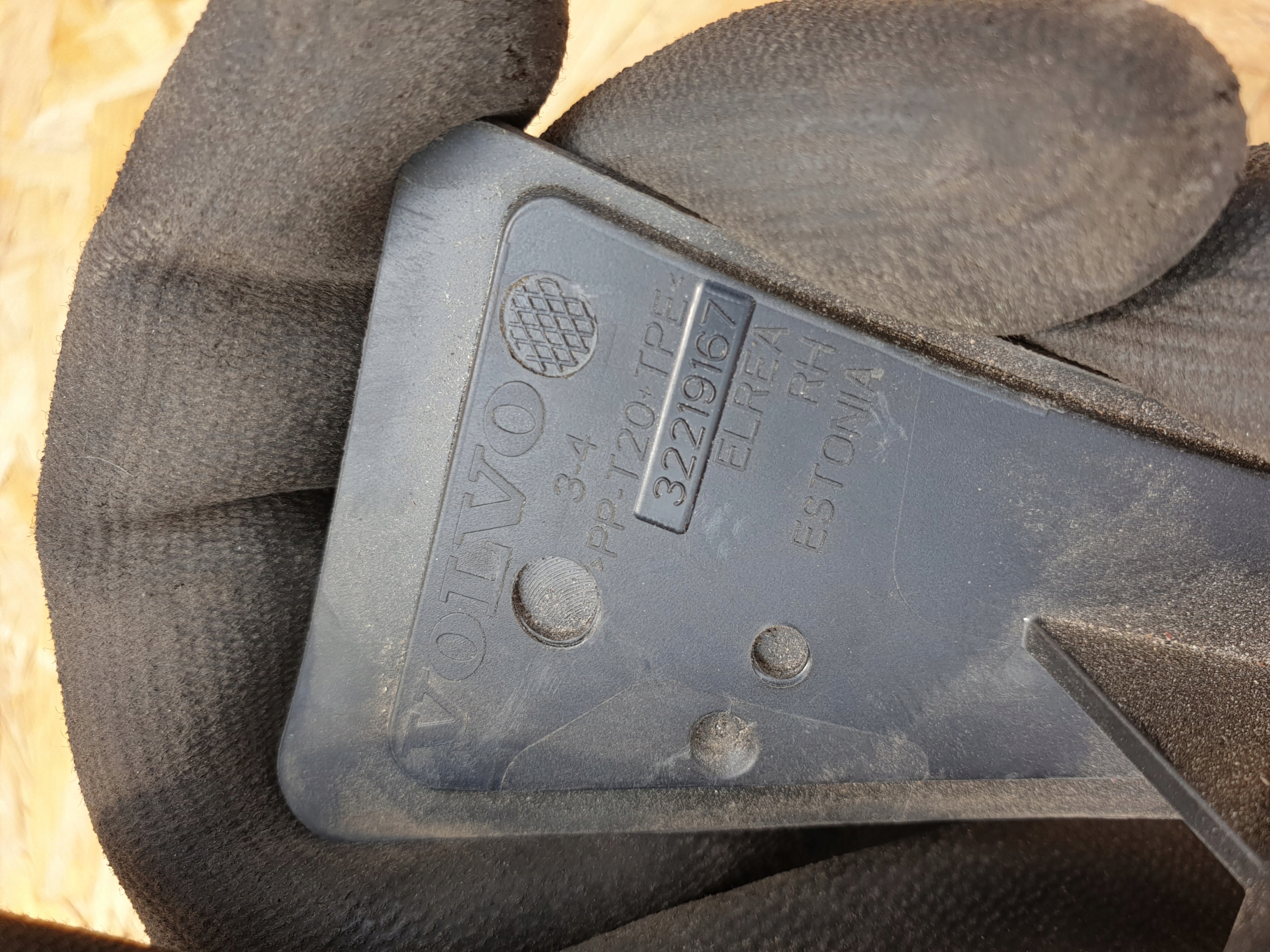 Volvo xc60 ii заглушка крыла правая 32219167 Купить в Украине: б/у ...