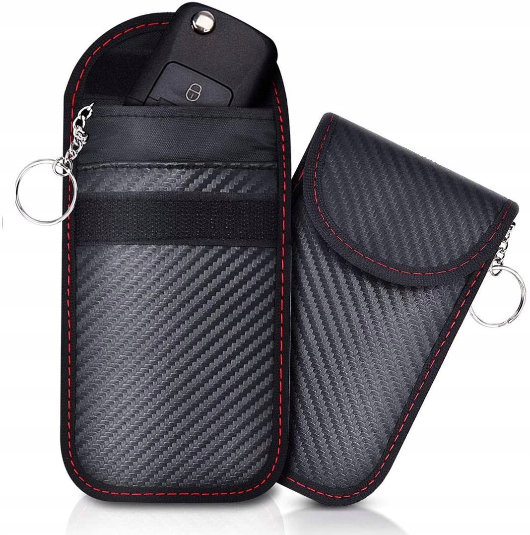 2x ETUI POKROWIEC KLATKA FARADAYA NA KLUCZYK KEYLESS OCHRONA PRZED ...