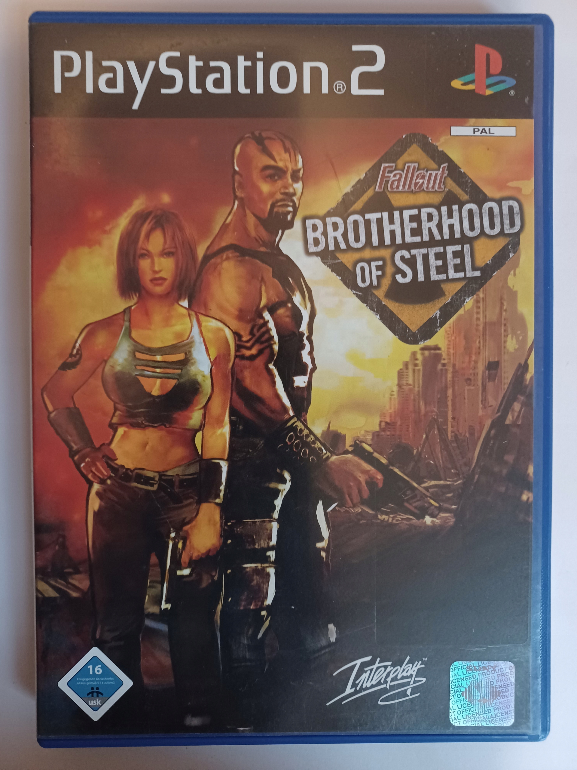 Gra FALLOUT BROTHERHOOD OF STEEL PS2 Sony PlayStation 2 (PS2 ...