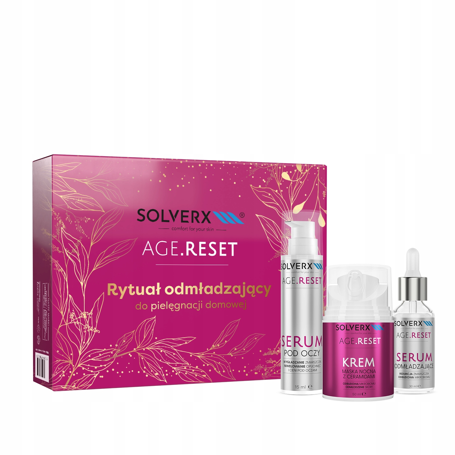 Zestaw Age Reset Solverx 325 ml rytuał w 5 krokach - porównaj ceny - Allegro.pl