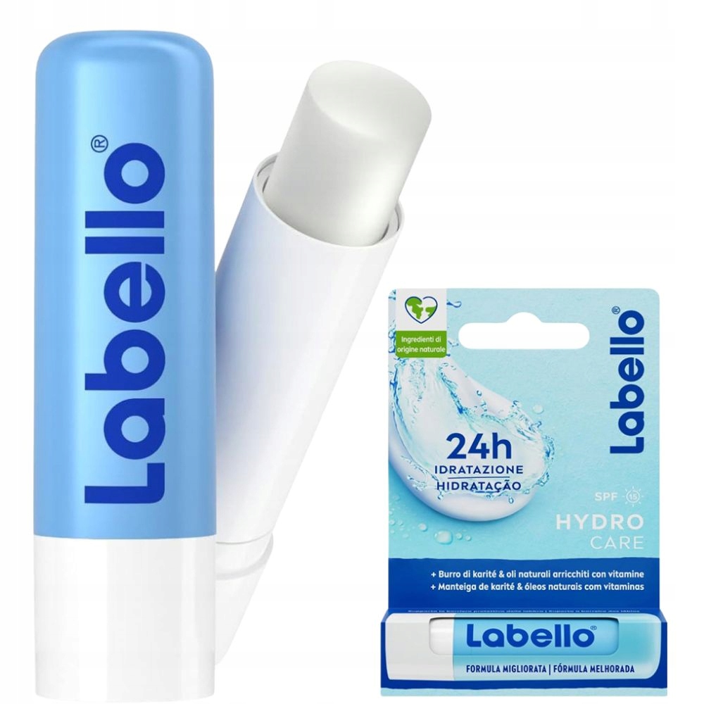 LABELLO HYDRO CARE Pomadka w sztyfcie SPF15 4,8g (4005900555793) • Cena ...