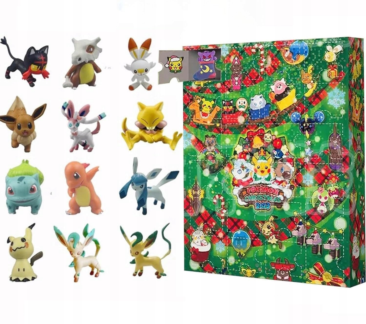 FIGURKI POKEMON 24 SZT KALENDARZ ADWENTOWY POKEMONY 2023 NOWY (XFG3DG ...