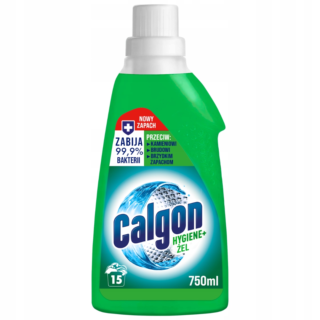 Calgon Hygiene+ Antybakteryjny żel do mycia i dezynfekcji pralki 750 ml ...