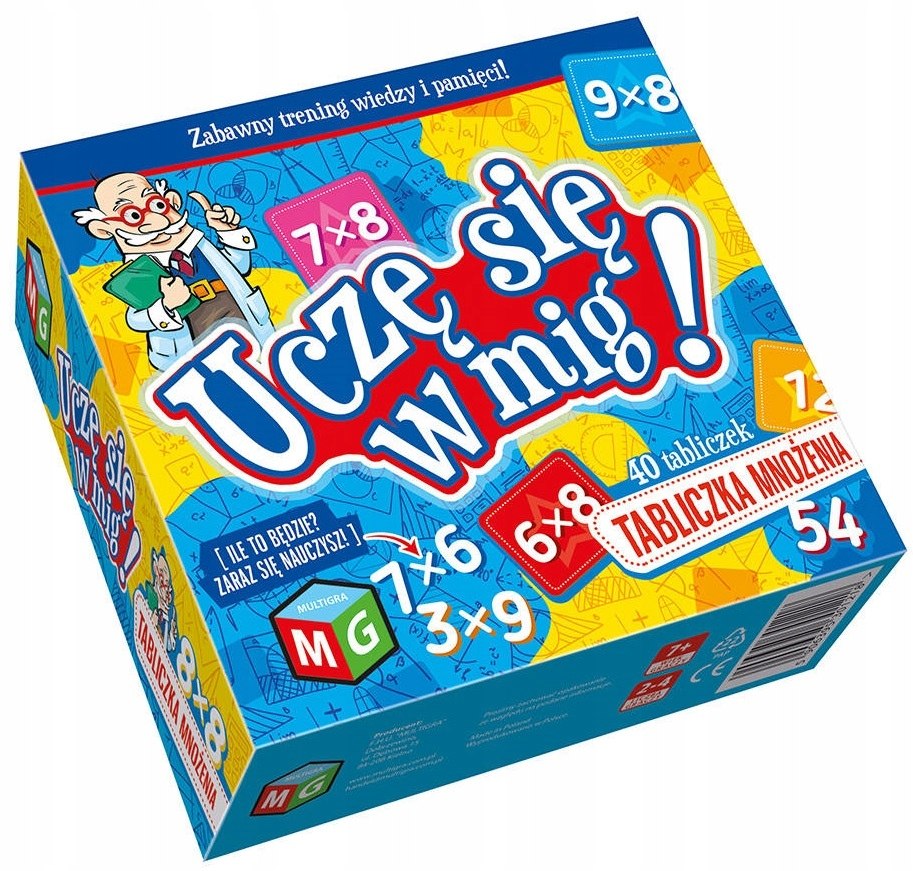 Tabliczka Mnożenia Uczę się w Mig Multigra - Stan: Nowy 27.90PLN - Sklepy, Opinie, Ceny w Allegro