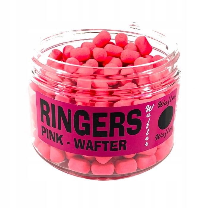 Dumbells Chocolate Pink Wafters 10mm RINGERS - 11888535212 - Allegro