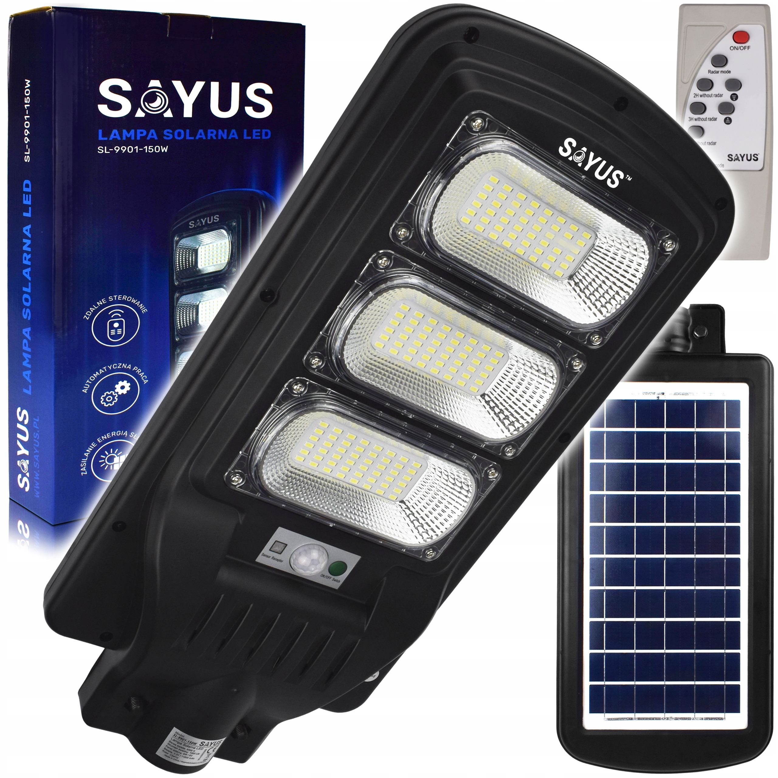 Lampy uliczne do ogrodu Sayus z czujnikiem ruchi - Największy wybór ...