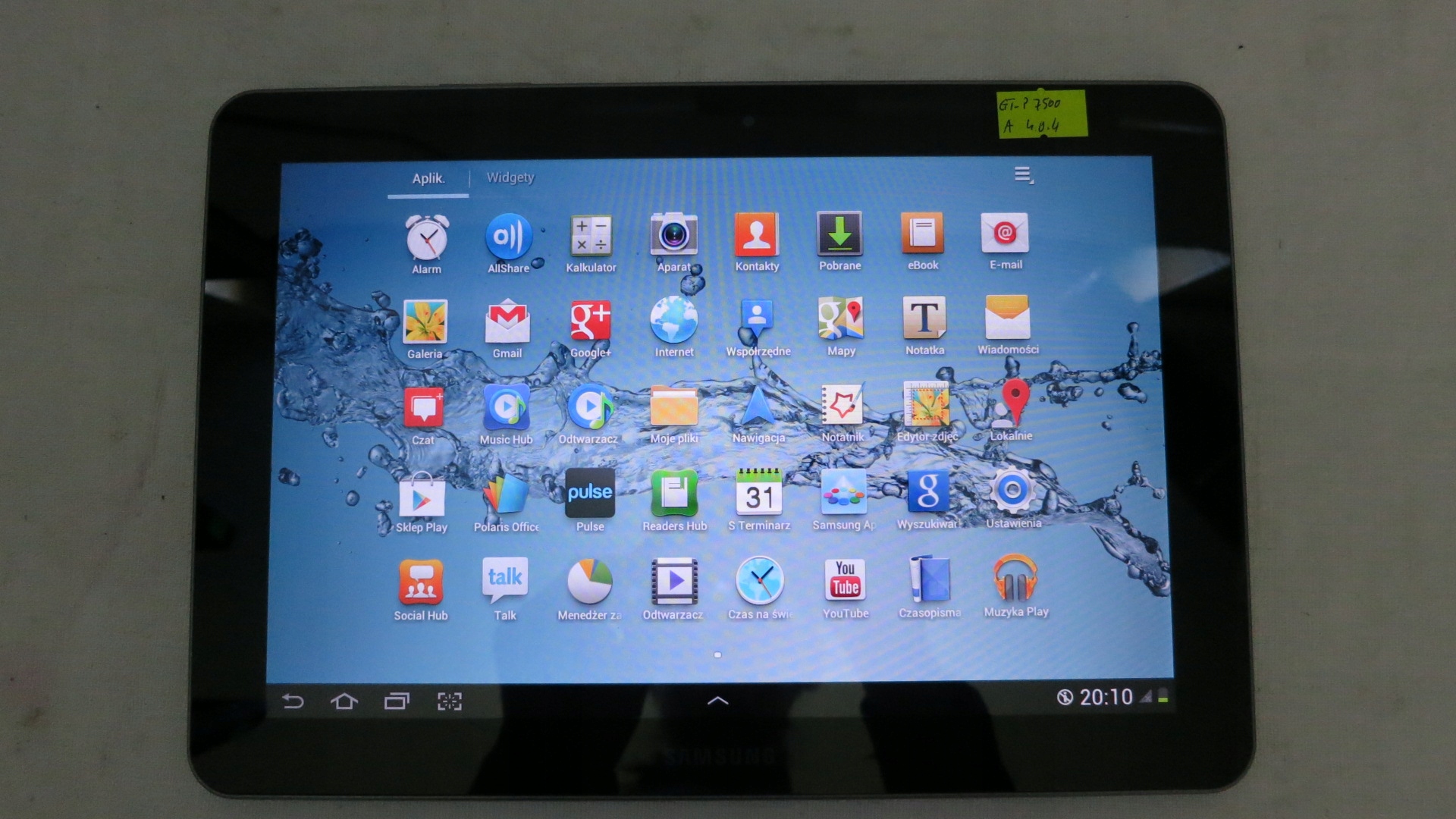 Tablet Samsung Galaxy Tab 10.1 GT-P7500 10,1 - Sklep, Opinie, Cena w ...