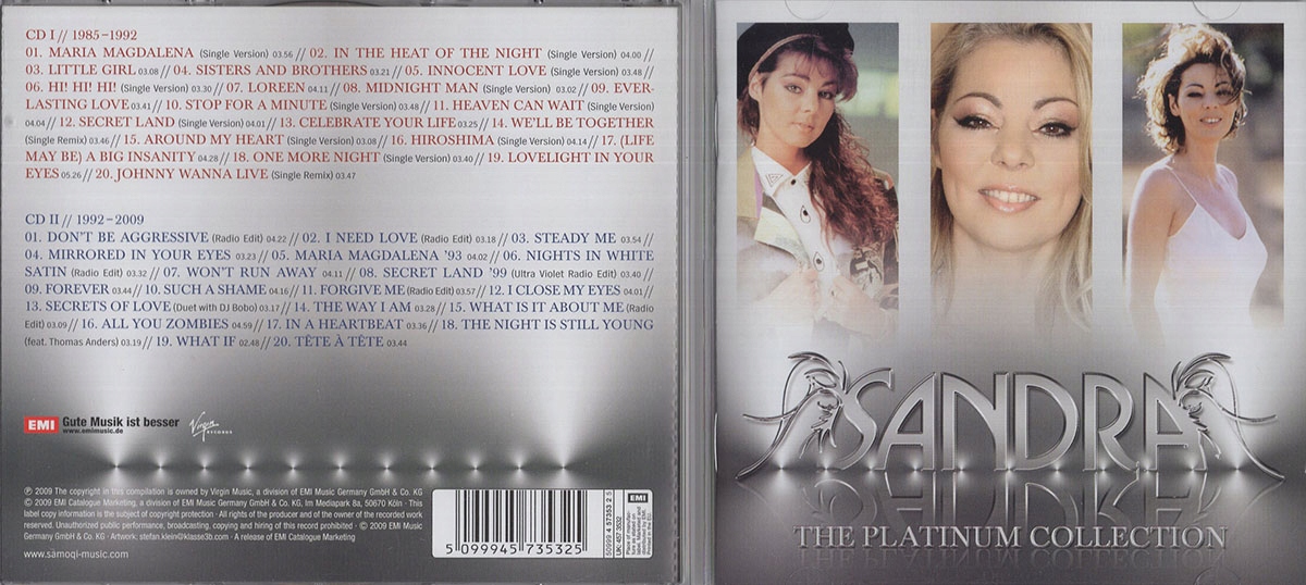 SANDRA - THE PLATINUM COLLECTION - 2CD 15236731300 - Sklepy, Opinie ...