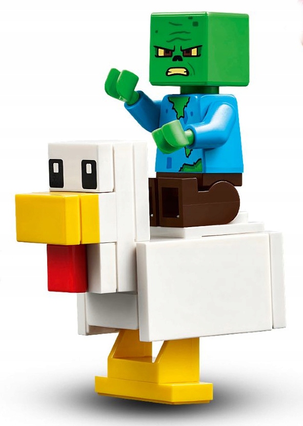 LEGO Minecraft Movie 21272 figurka min215 Baby Zombie Chicken Jockey ...