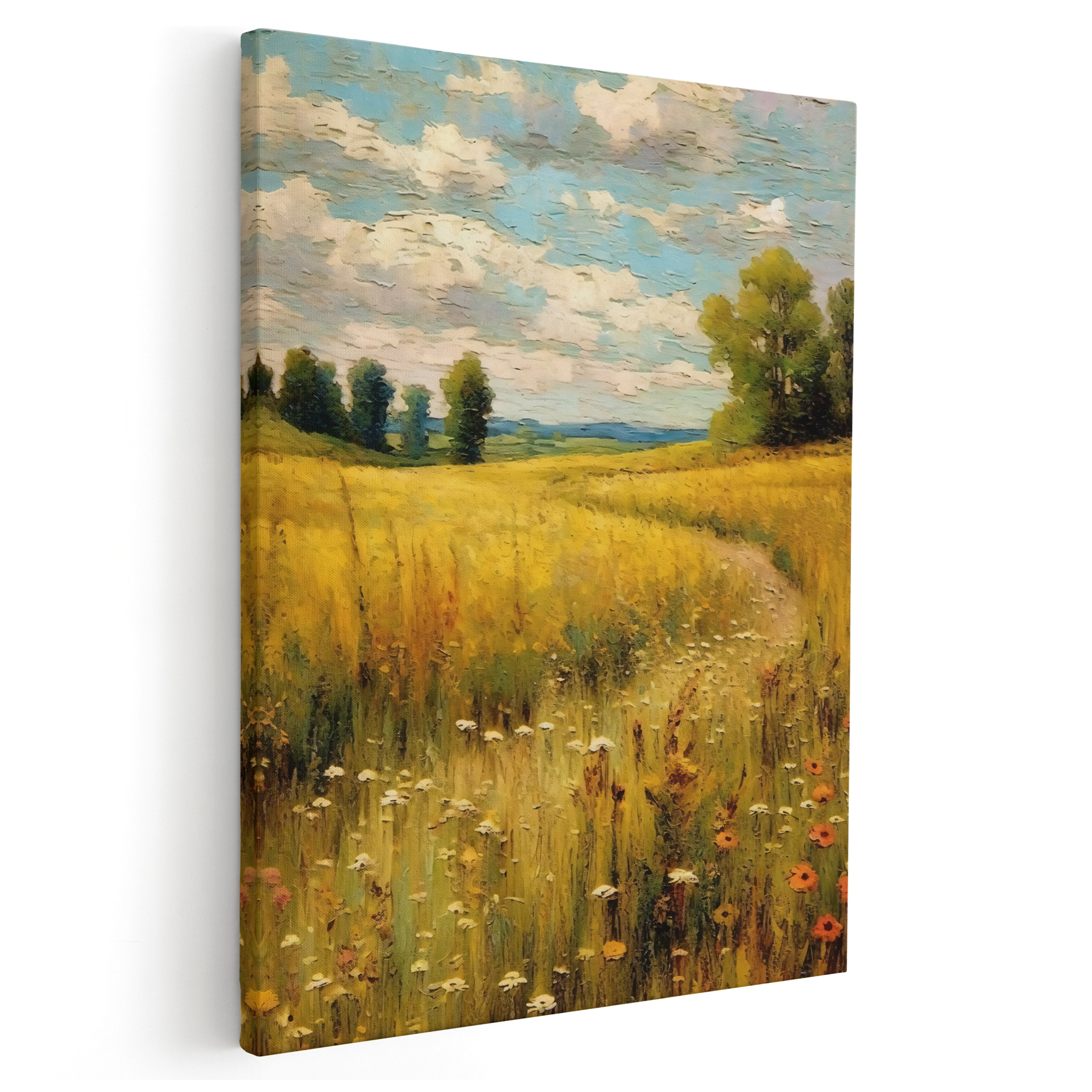 OBRAZY NA PŁÓTNIE OBRAZ DO SALONU OBRAZ NA ŚCIANĘ DO KUCHNI ŁĄKA LAS ...