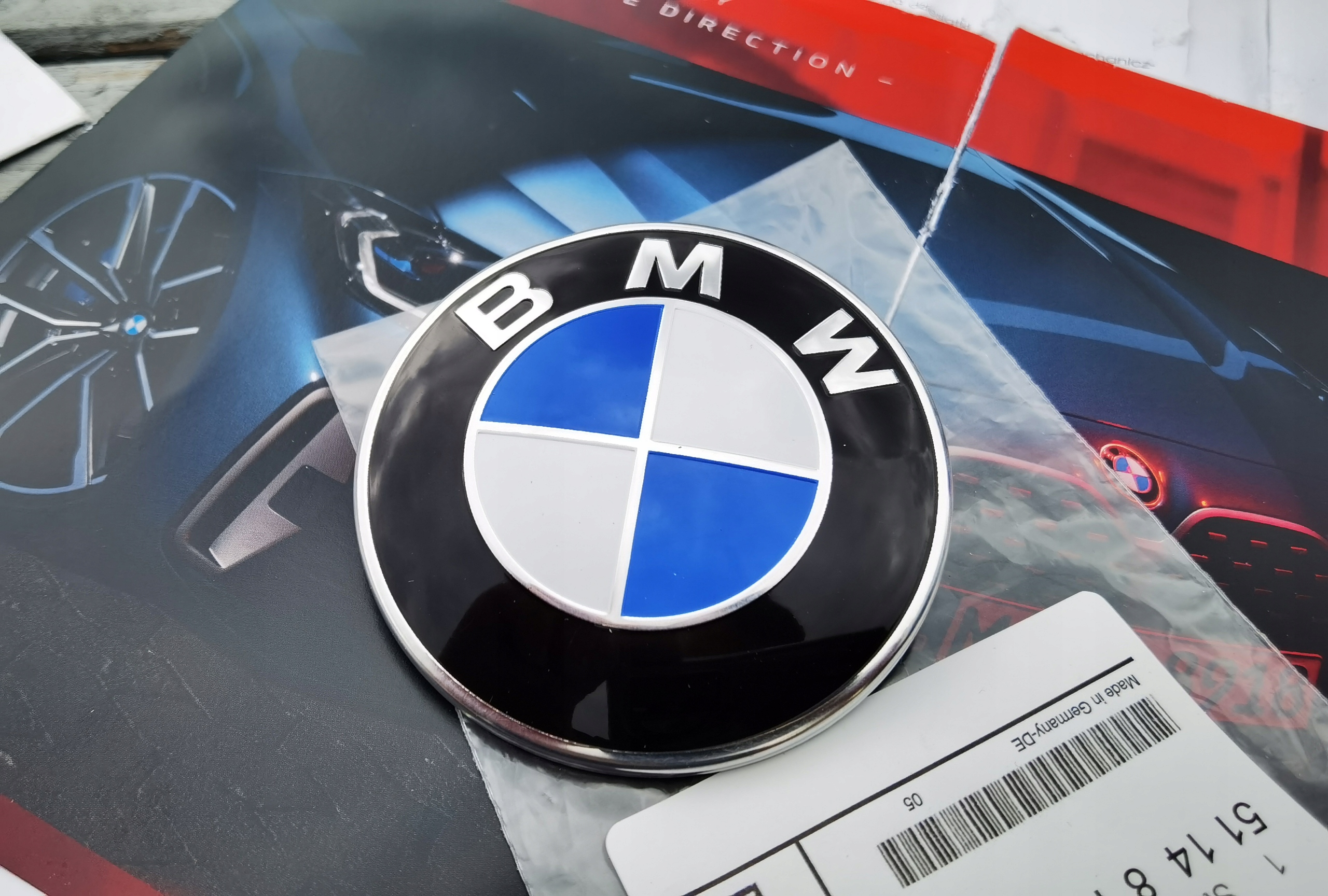 EMBLEMAT LOGO 74mm BMW F22 KLAPA Compact za 90.00PLN z Obrzycko ...