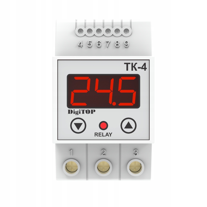 TERMOREGULÁTOR DigiTOP TK-4 termostat regulátor teploty za 1146.00CZK - Allegro
