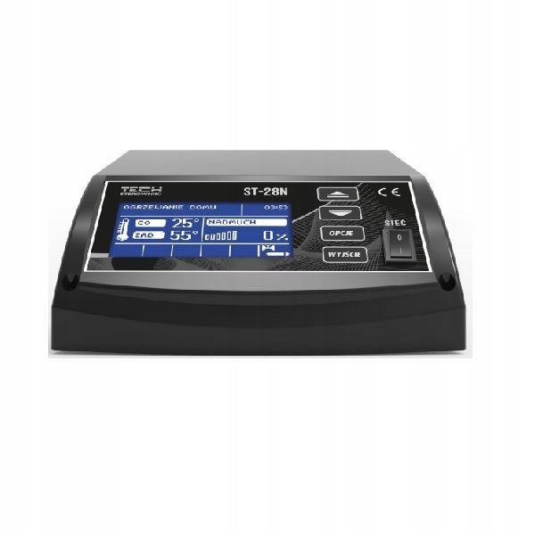 STEROWNIK DO KOTŁA ZASYPOWEGO PIECA POMPA C.O I C.W.U REGULATOR TECH ST ...