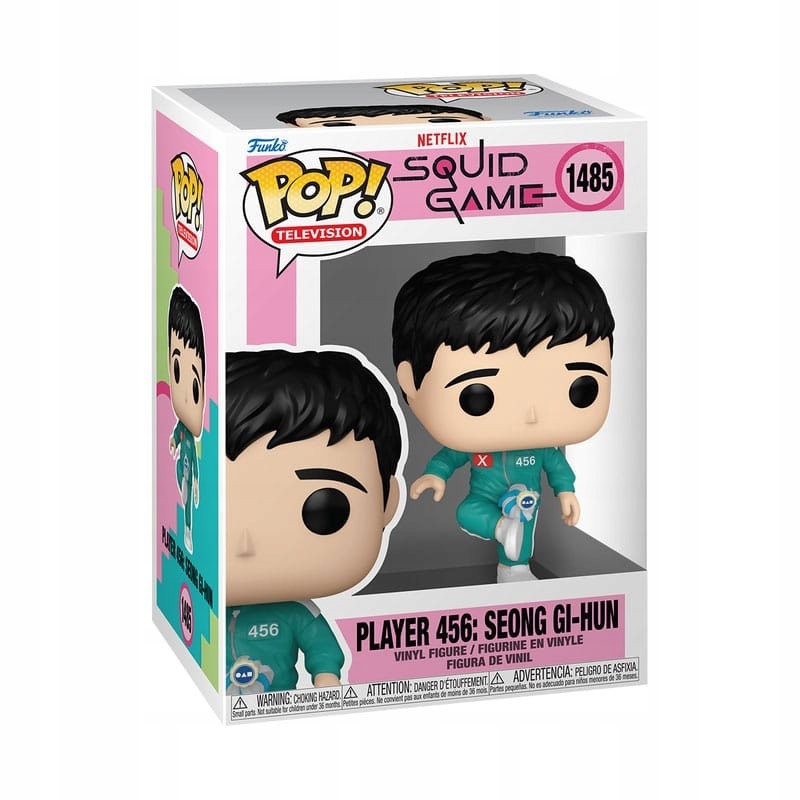 Figurka Funko POP! Squid Game Player 456 Seong Gi-Hun (Kicking Jegi) nr ...